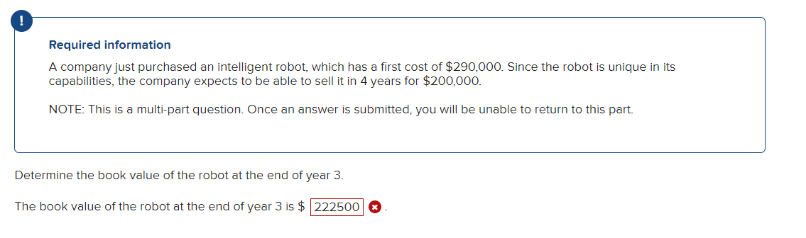 Solved !Required informationA company just purchased an | Chegg.com