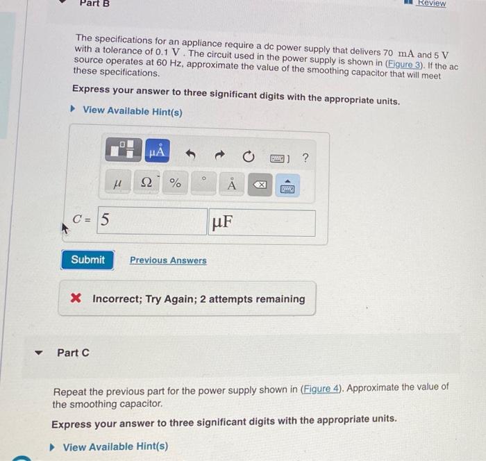 Solved Review For what values of an input signal voltage | Chegg.com