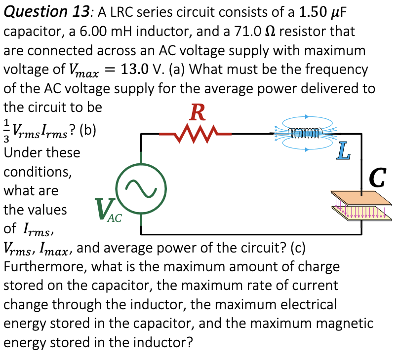 of Irms,Vrms ,Imax , ﻿and average power of the | Chegg.com