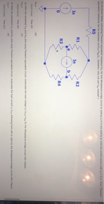 Solved Part B. Wheatstone Bridge Circuit with a Current | Chegg.com