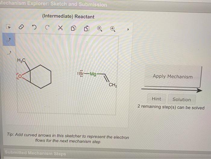 Solved Mechanism Explorer: Sketch and Submission | Chegg.com