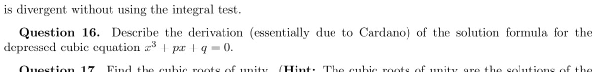 Solved Question 16. ﻿Describe the derivation (essentially | Chegg.com