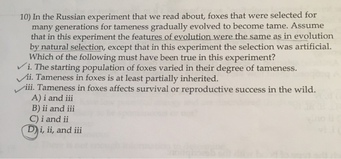 Solved 10) In the Russian experiment that we read about, | Chegg.com