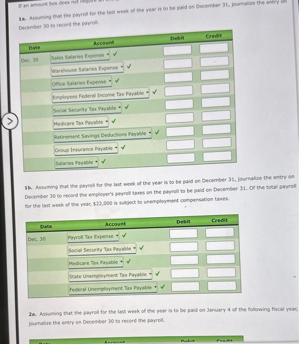 Solved Entries for Payroll and Payroll Taxes The following | Chegg.com