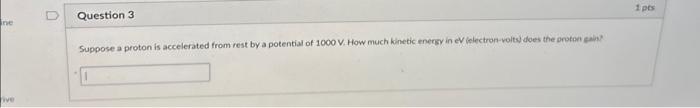 Solved Suppose a proton is accelerated from rest by a | Chegg.com
