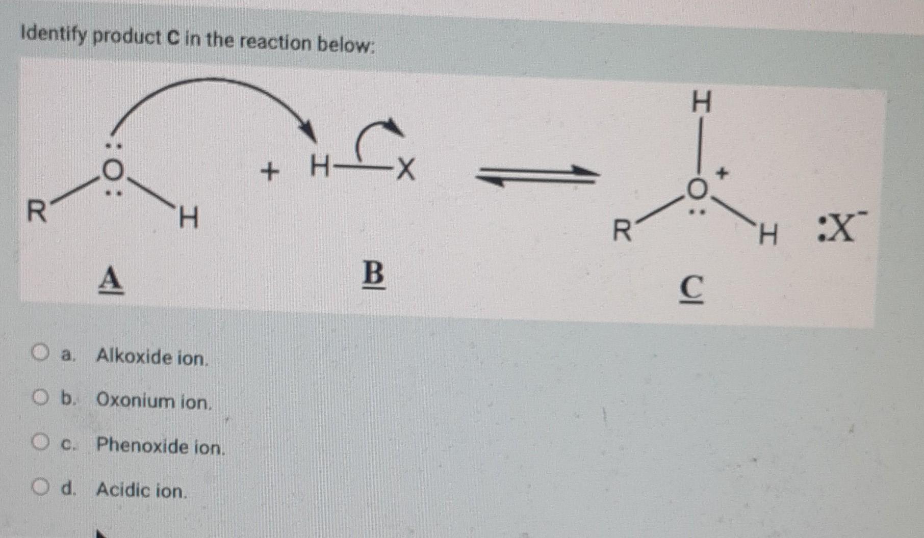 Solved Identify product \\( \\mathrm{C} \\) in the reaction | Chegg.com