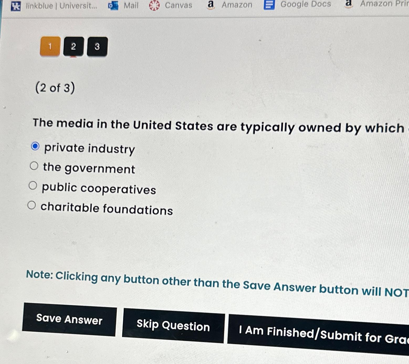 Solved linkblue I Universit...MailCanvasAmazonGoogle | Chegg.com