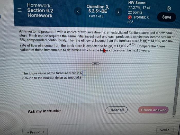 Solved Homework Section 6 2 Homework Question 3 6 2 51 Be