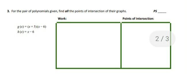 Solved PS 3. For the pair of polynomials given, find all the | Chegg.com