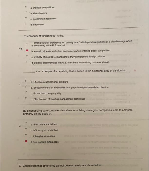 Solved Knowledge is composed of all the following EXCEPT: a. | Chegg.com