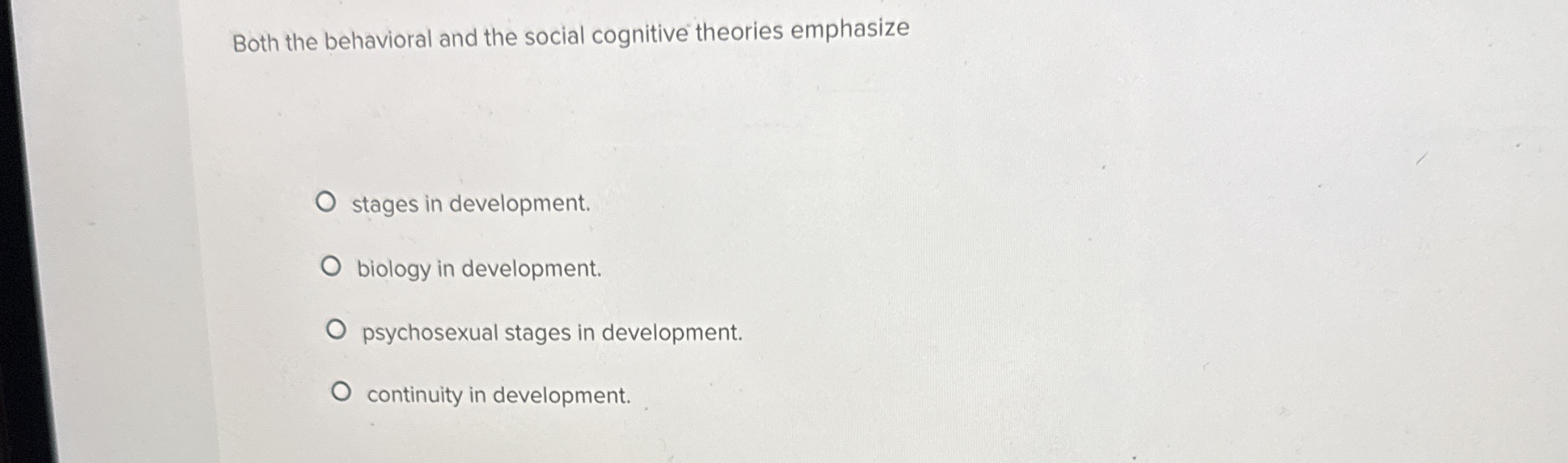 Solved Both the behavioral and the social cognitive theories | Chegg.com