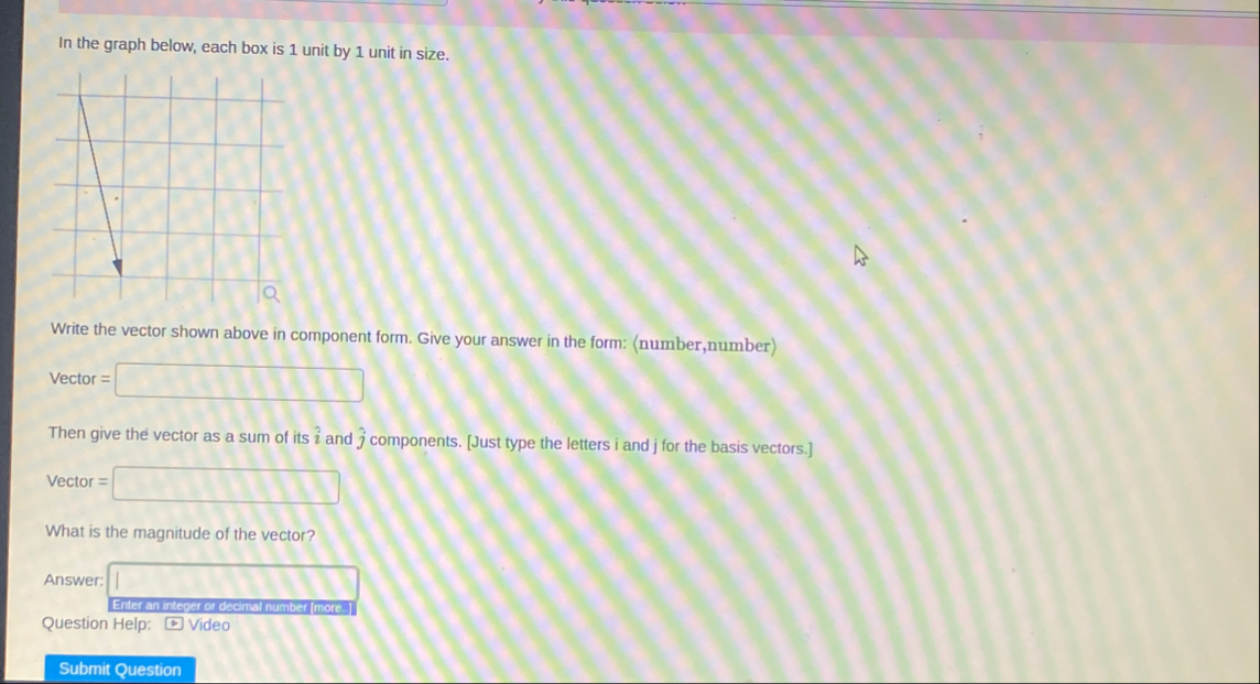 Solved In the graph below, each box is 1 ﻿unit by 1 ﻿unit in | Chegg.com
