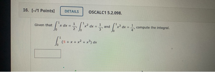 Solved Suppose that f(x) dx = 6 and - [ ') dx = -s, and | Chegg.com