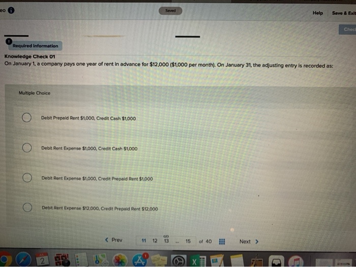 Solved eo Saved Help Save & Exit Checl Required information | Chegg.com