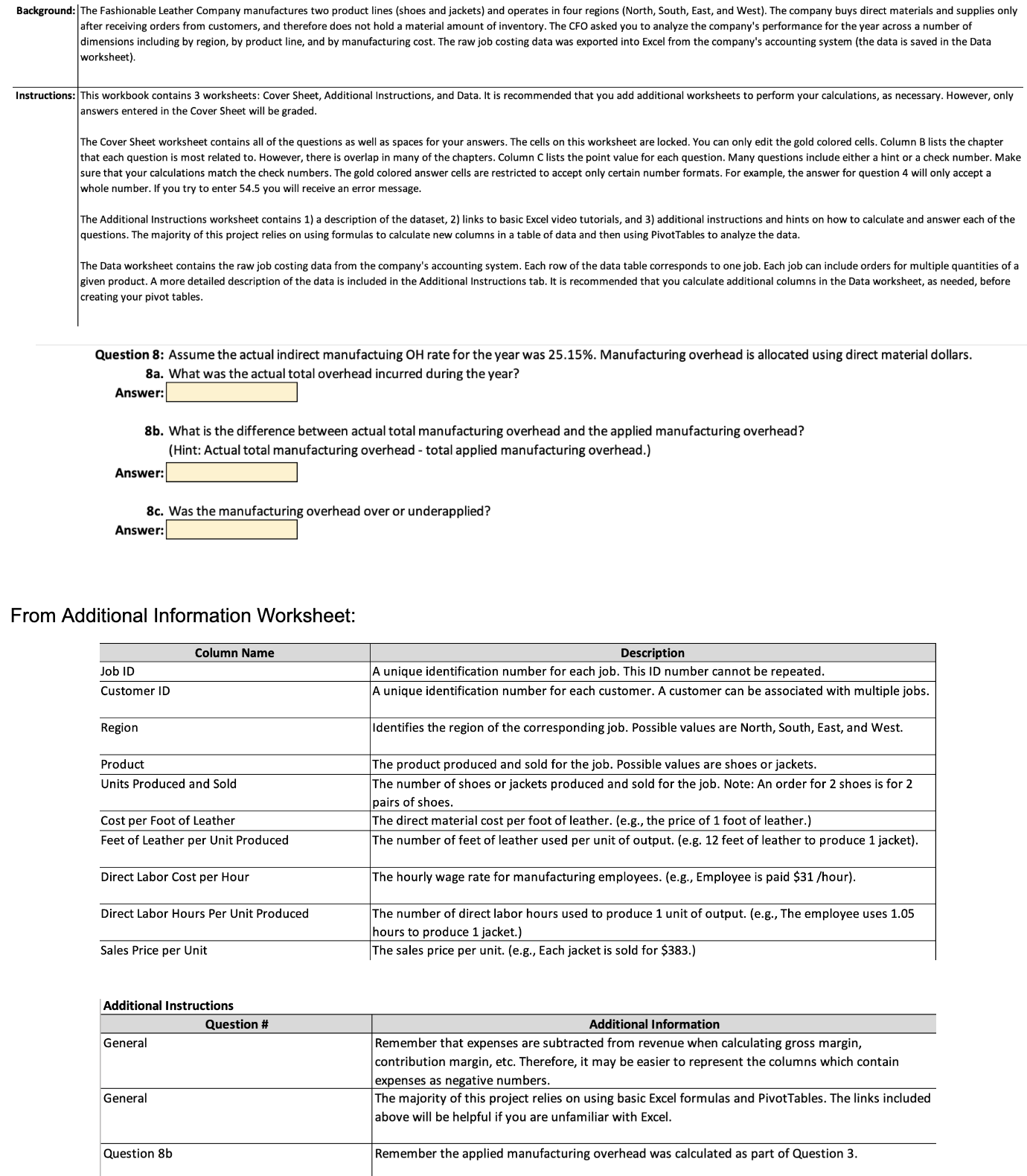 Solved Please Solve for Question 8: Since you can't interact | Chegg.com