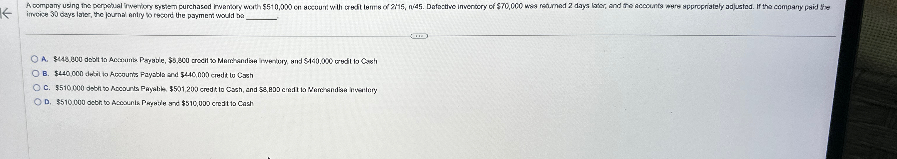 Solved invoice 30 ﻿days later, the journal entry to record | Chegg.com