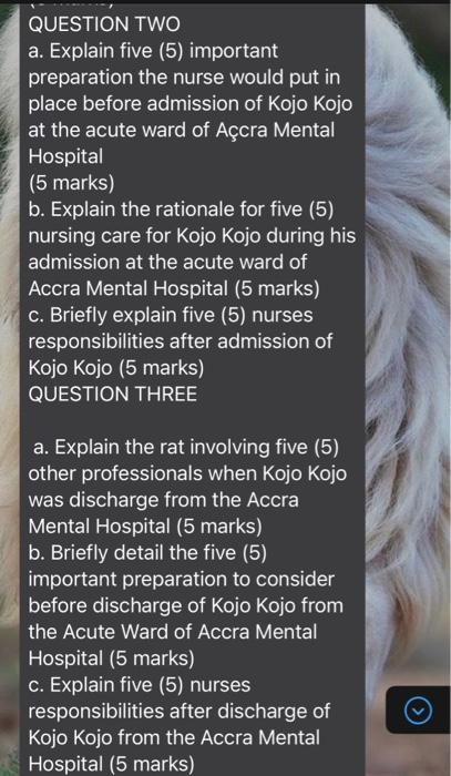 Solved Kojo Kojo a 27 year old young man, a Famous Poet | Chegg.com