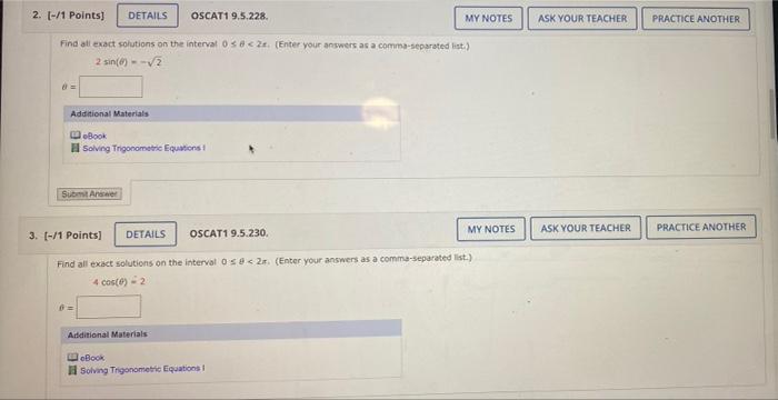 Solved 1. (0/1 Points) DETAILS PREVIOUS ANSWERS OSCAT1 | Chegg.com