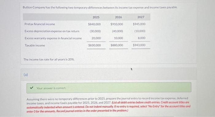 Solved Indicate how deferred taxes will be reported on the | Chegg.com
