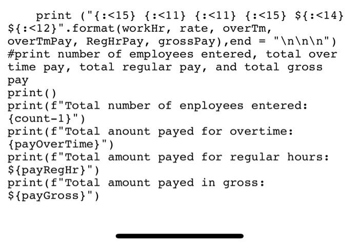 Solved pls help me to fix/change the code (python)this is | Chegg.com