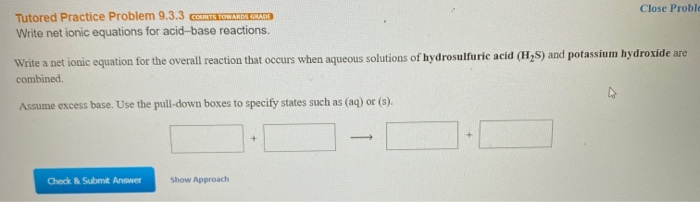 Solved Close Proble Tutored Practice Problem 9 3 3 Staros