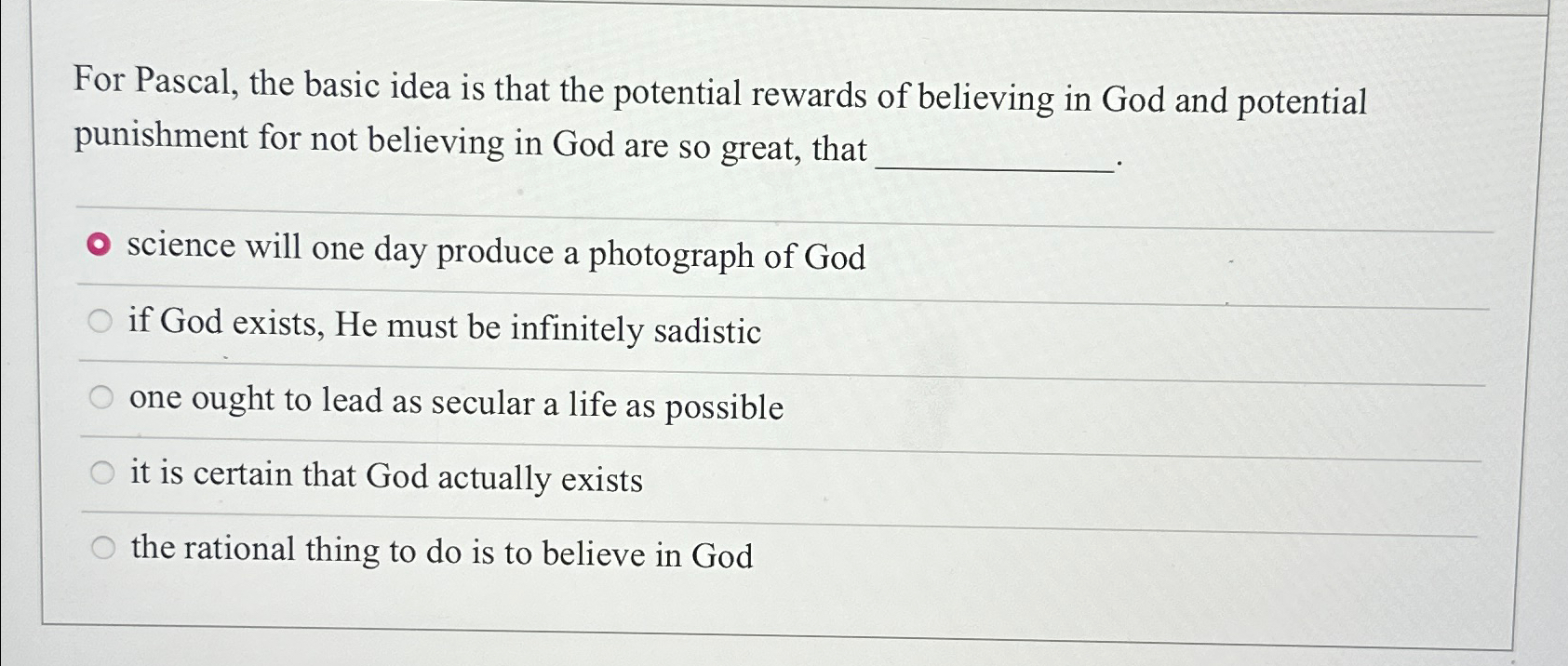 Solved For Pascal, the basic idea is that the potential | Chegg.com