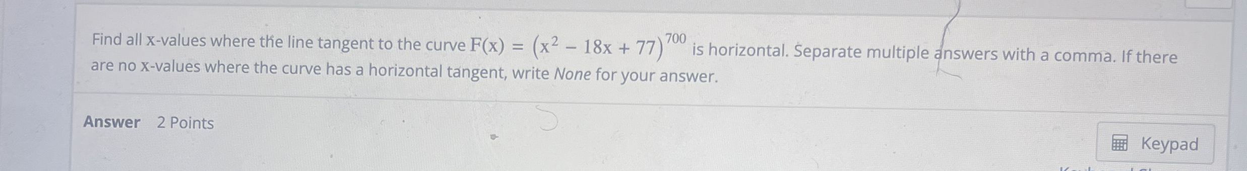 Find all x-values where the line tangent to the curve | Chegg.com