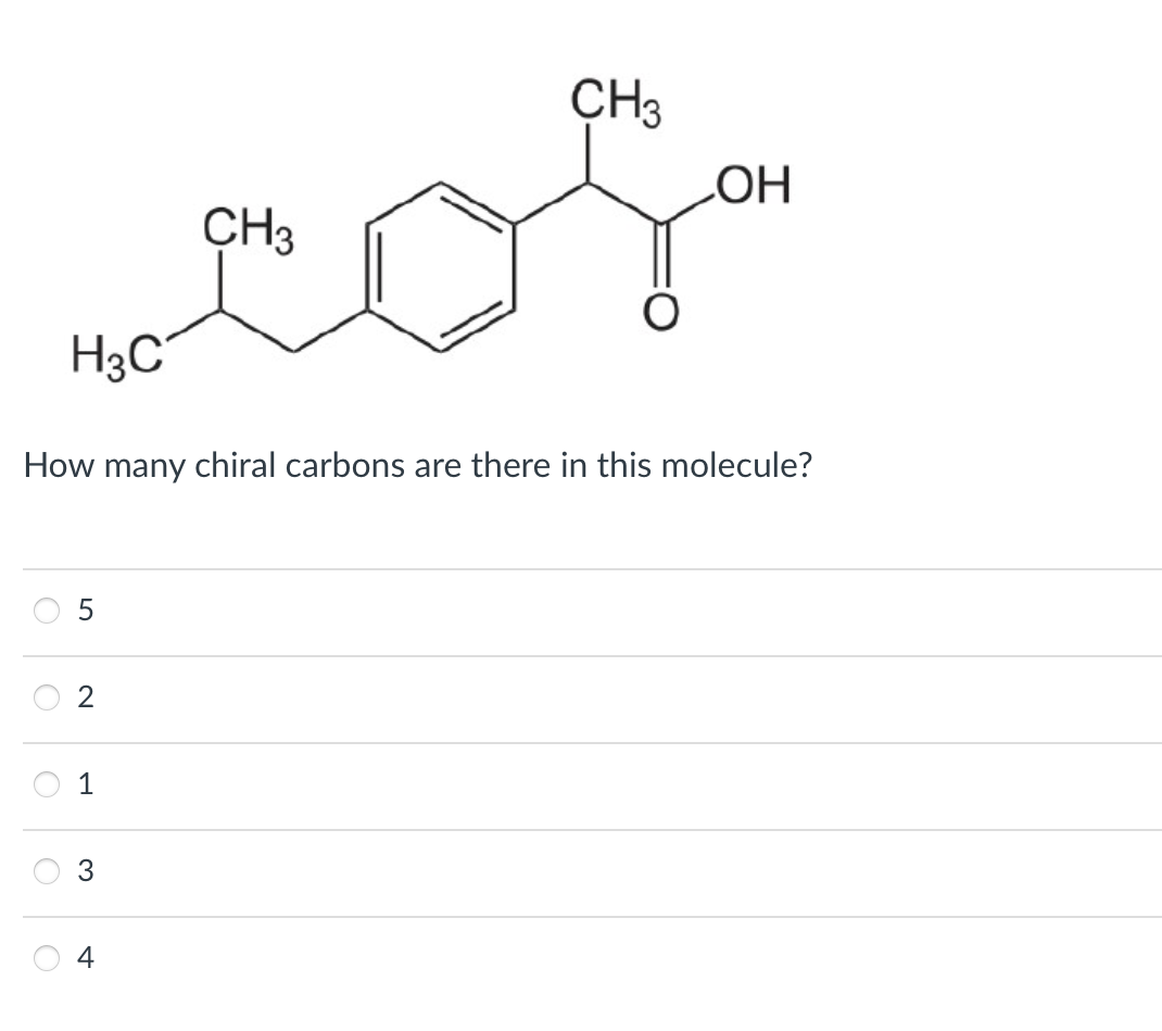 Solved How many chiral carbons are there in this | Chegg.com
