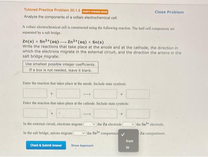 Solved Tutored Practice Problem 20.1.5 Close Problem Analyze | Chegg.com