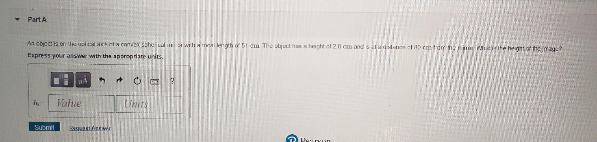 Solved Express your answer with the appropriate units. | Chegg.com