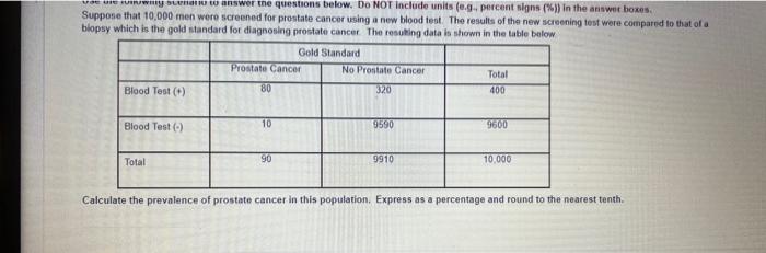 Solved Calculate the positive predictive value of the | Chegg.com