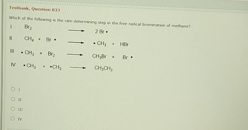 Solved Testbank, Question 033 Which of the following is the | Chegg.com