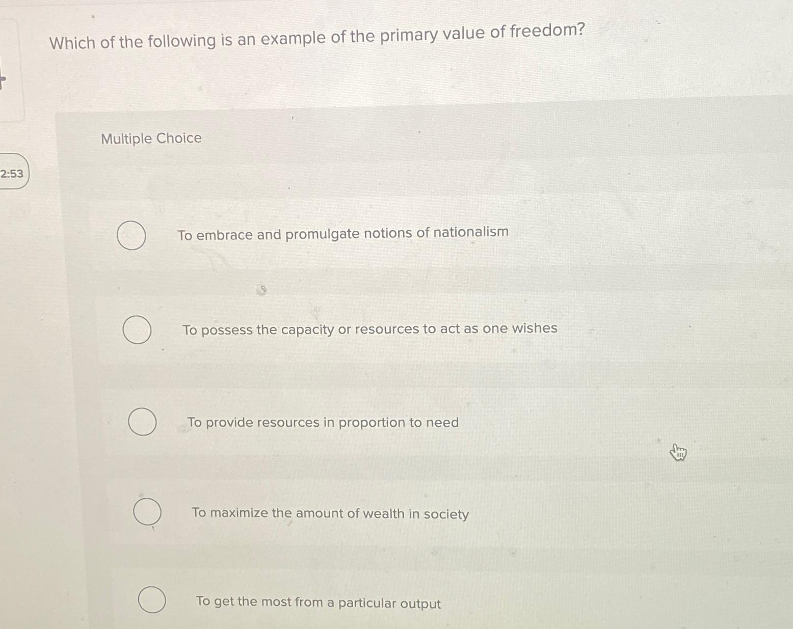 Solved Which of the following is an example of the primary | Chegg.com