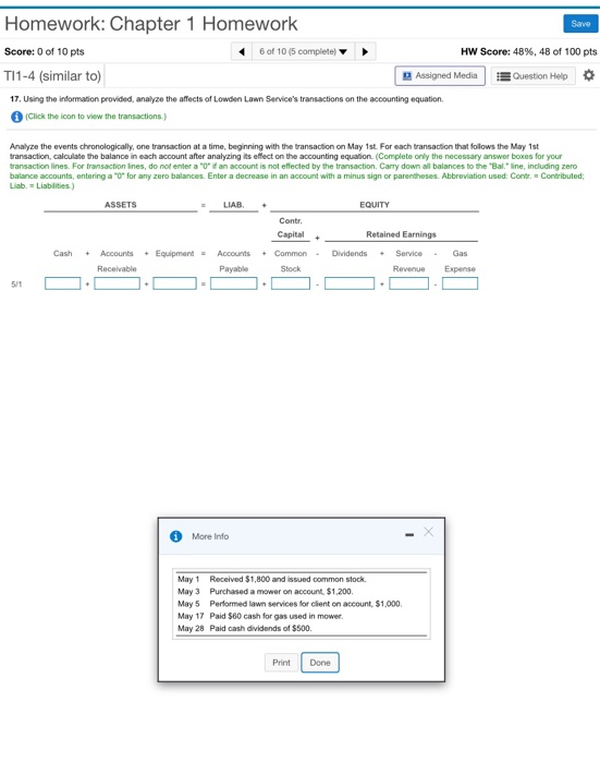Solved Homework: Chapter 1 Homework Save Score: 0 of 10 pts | Chegg.com