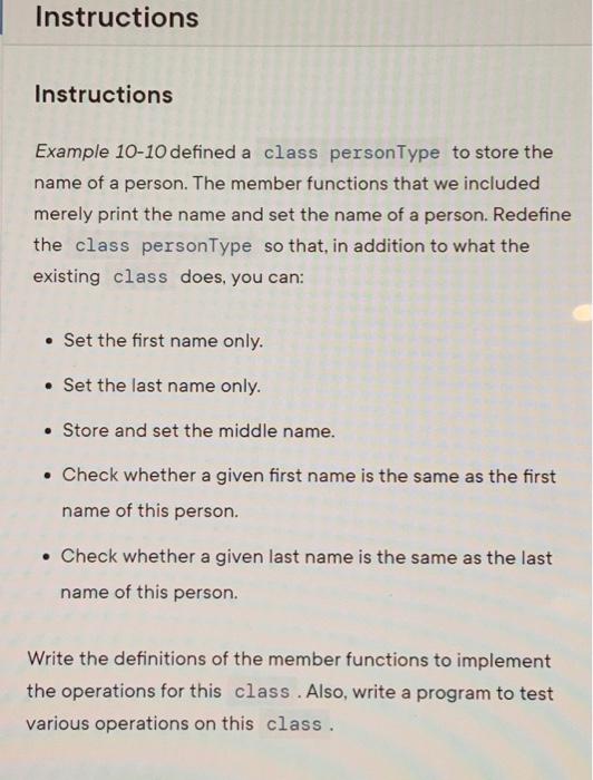Solved Instructions Instructions Example 10-10 defined a | Chegg.com