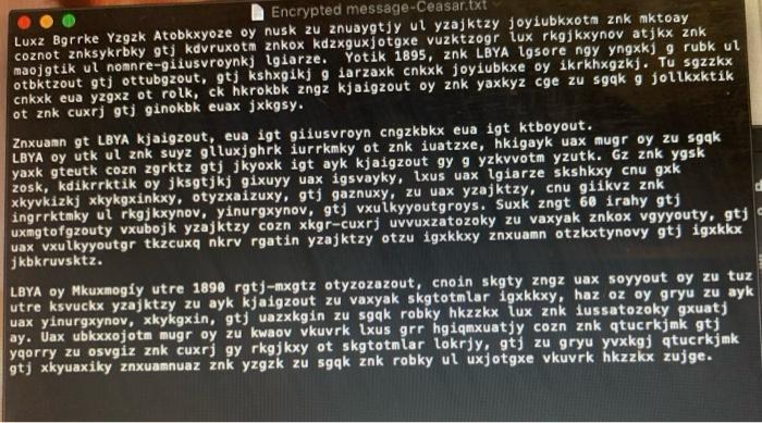 Solved Deciphering Encrypted Messages In this activity, you | Chegg.com