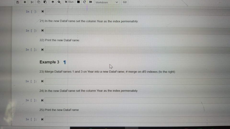 Solved Complete the notebook Joining and Merging Dataframes | Chegg.com