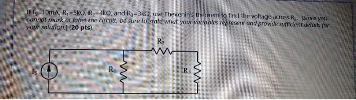 Solved JETS-10mA, R, -Sko, R2-40, and R3 = 3k), use | Chegg.com