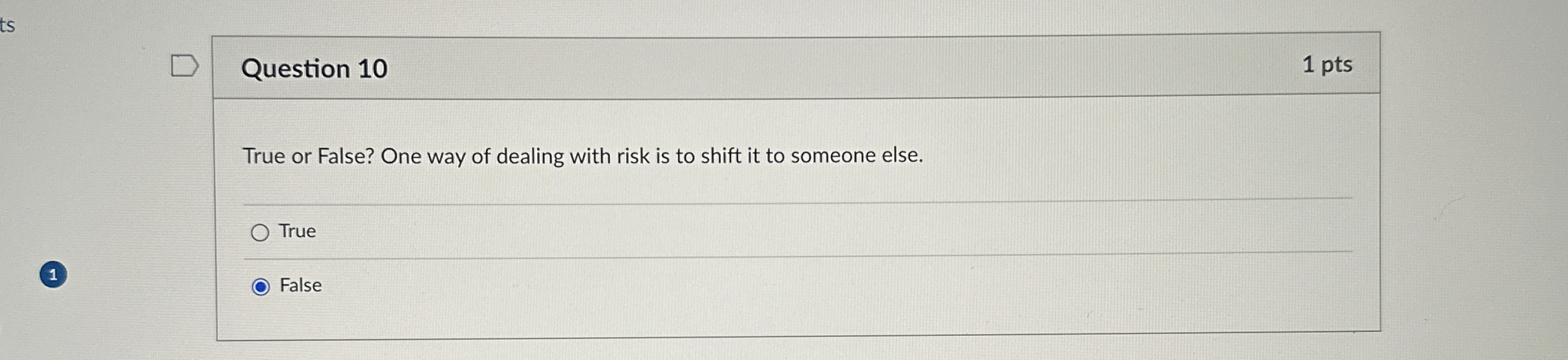 Solved Question 101 ﻿ptstrue Or False One Way Of Dealing