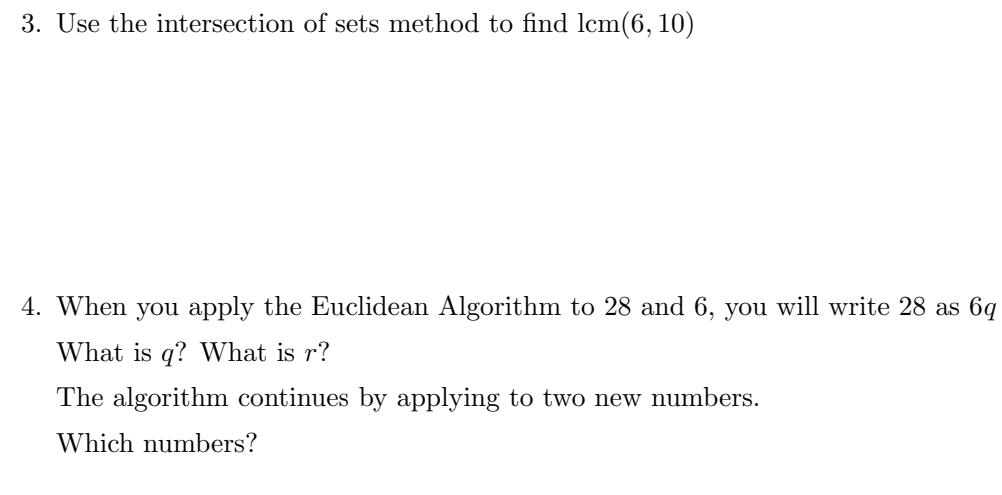 Solved 3. Use the intersection of sets method to find | Chegg.com