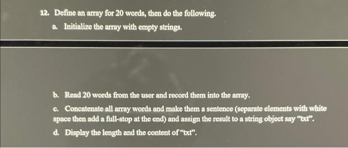 Solved Write a java program that finds and displays the | Chegg.com