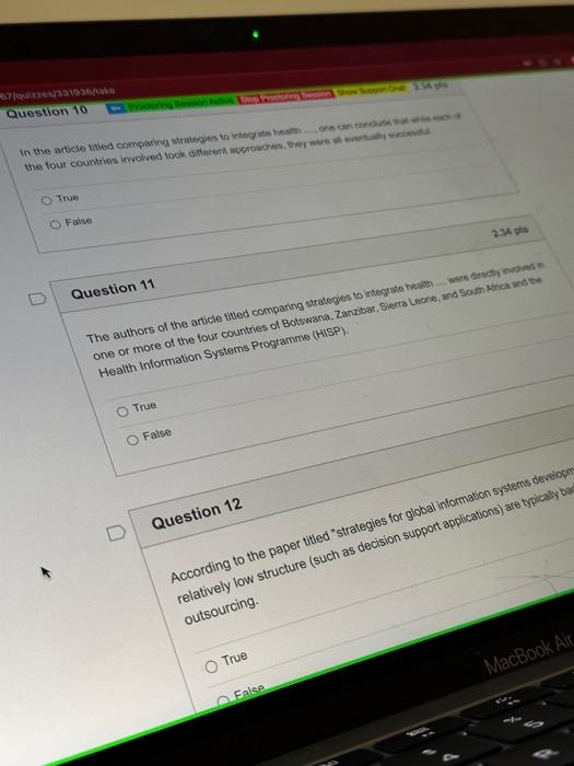 Solved True False Question 14 True Fakse Question 11 Health
