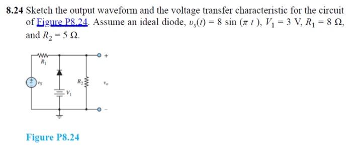 Solved 8.26 Repeat Problem 8.24 for | Chegg.com