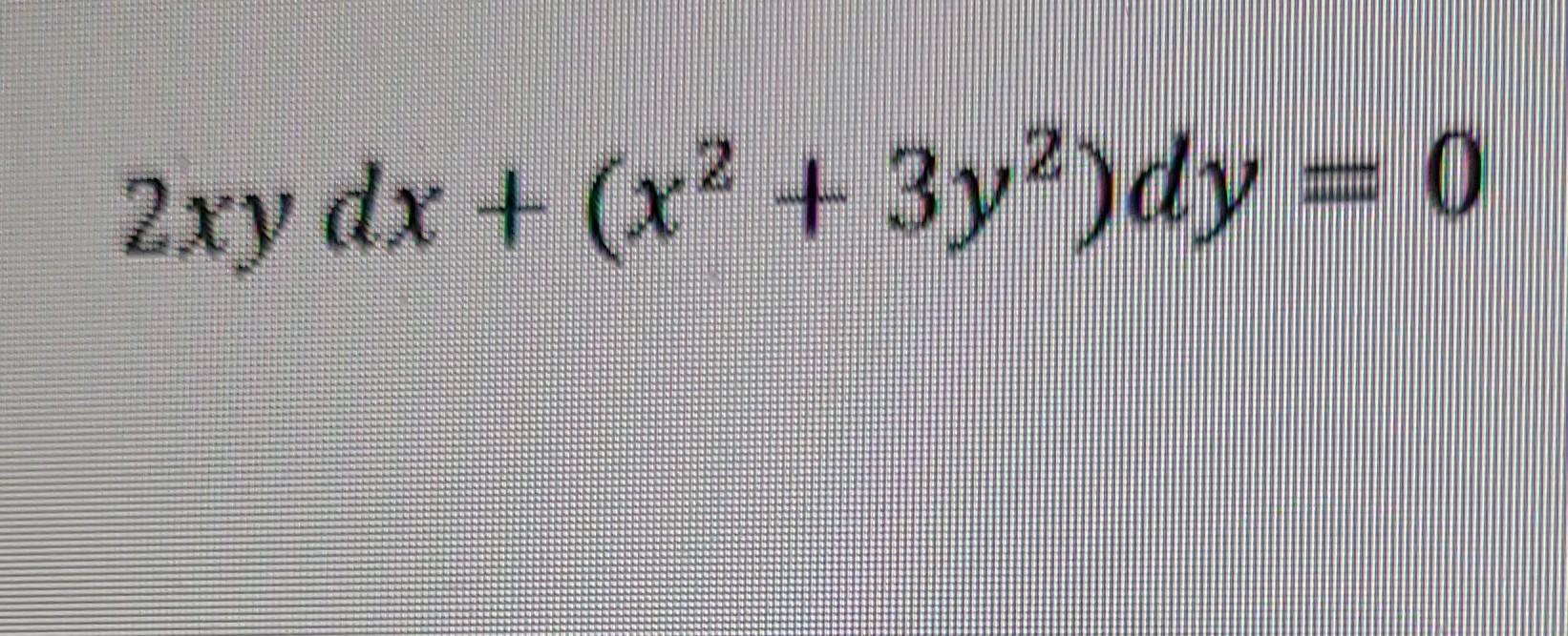 Solved Solve the following exact equation using the formula | Chegg.com