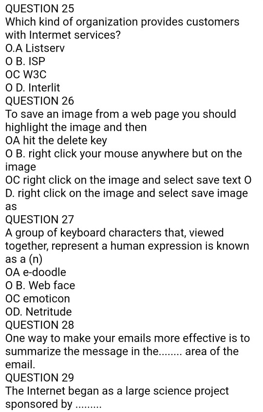 Solved web fluency Question 1 The first browsers were | Chegg.com