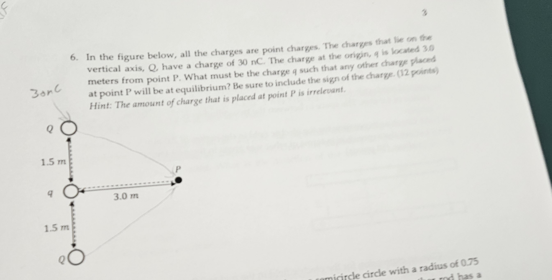 Solved 36. ﻿In the figure below, all the charges are point | Chegg.com