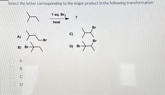 Solved Provide the set of conditions to yield the following | Chegg.com
