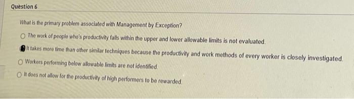 Solved What is the primary problem associated with | Chegg.com