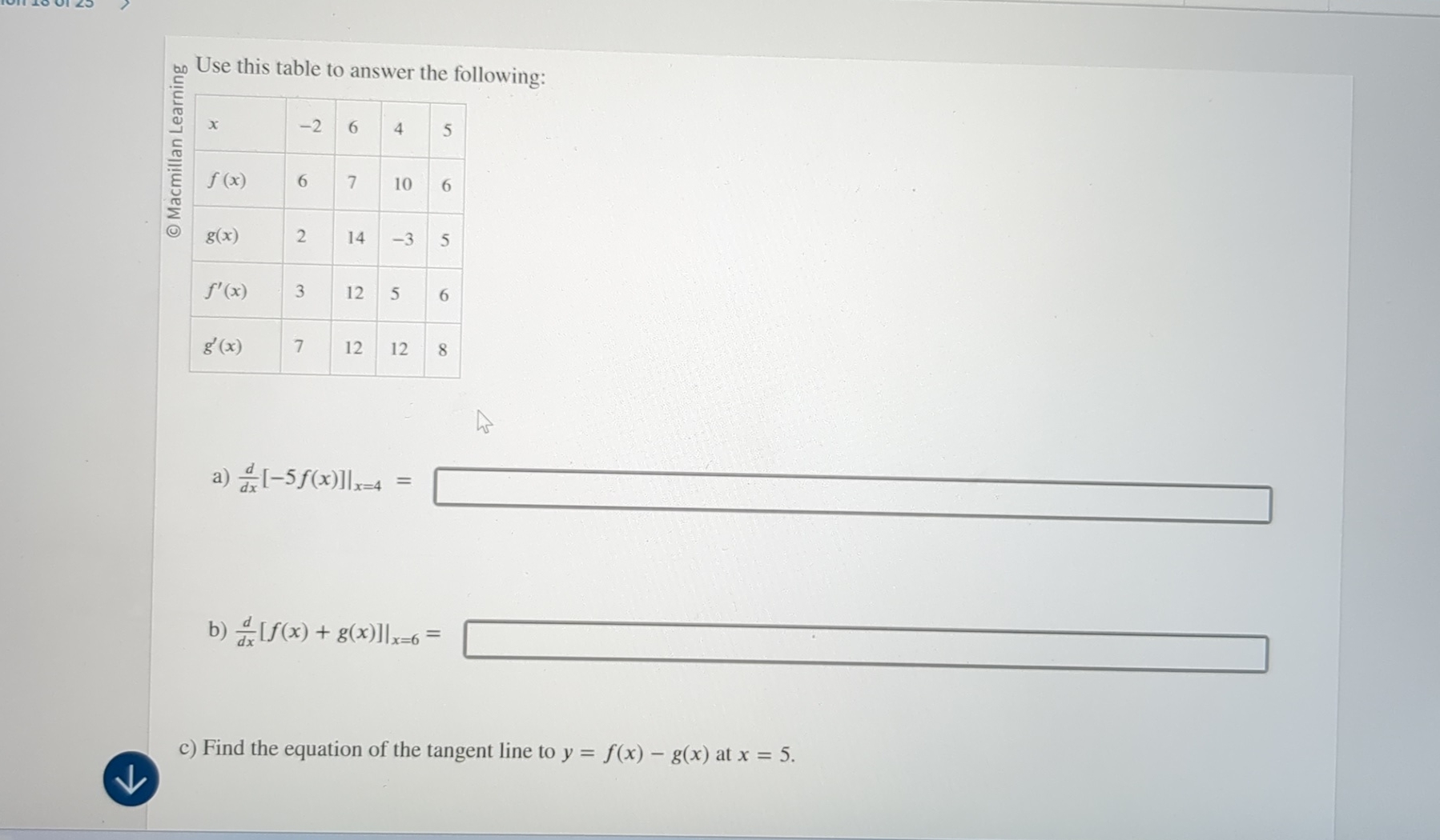 Solved bo Use this table to answer the | Chegg.com