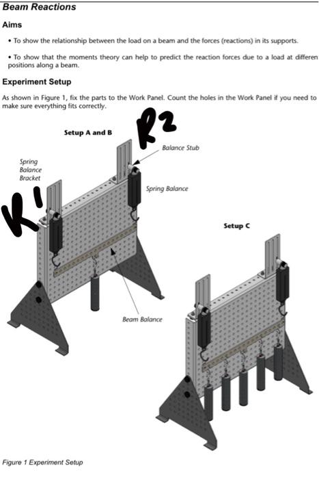 Solved Beam Reactions Aims • To show the relationship | Chegg.com
